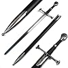 Ace Martial Arts Supply Medieval Knight Arming Sword with Scabbard ...