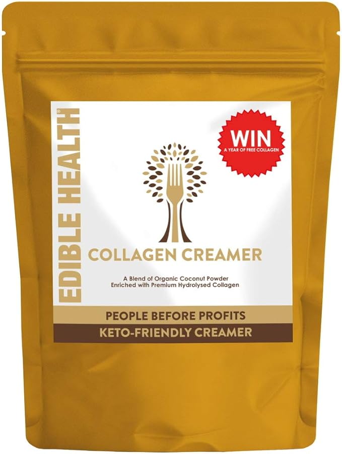 Edible Health Collagen Creamer with Premium Hydrolysed Bovine Collagen ...