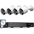 Amazon.com: LongPlus 4K 8MP Security Camera System, H.265 8 Channel NVR Outdoor Wired House ...
