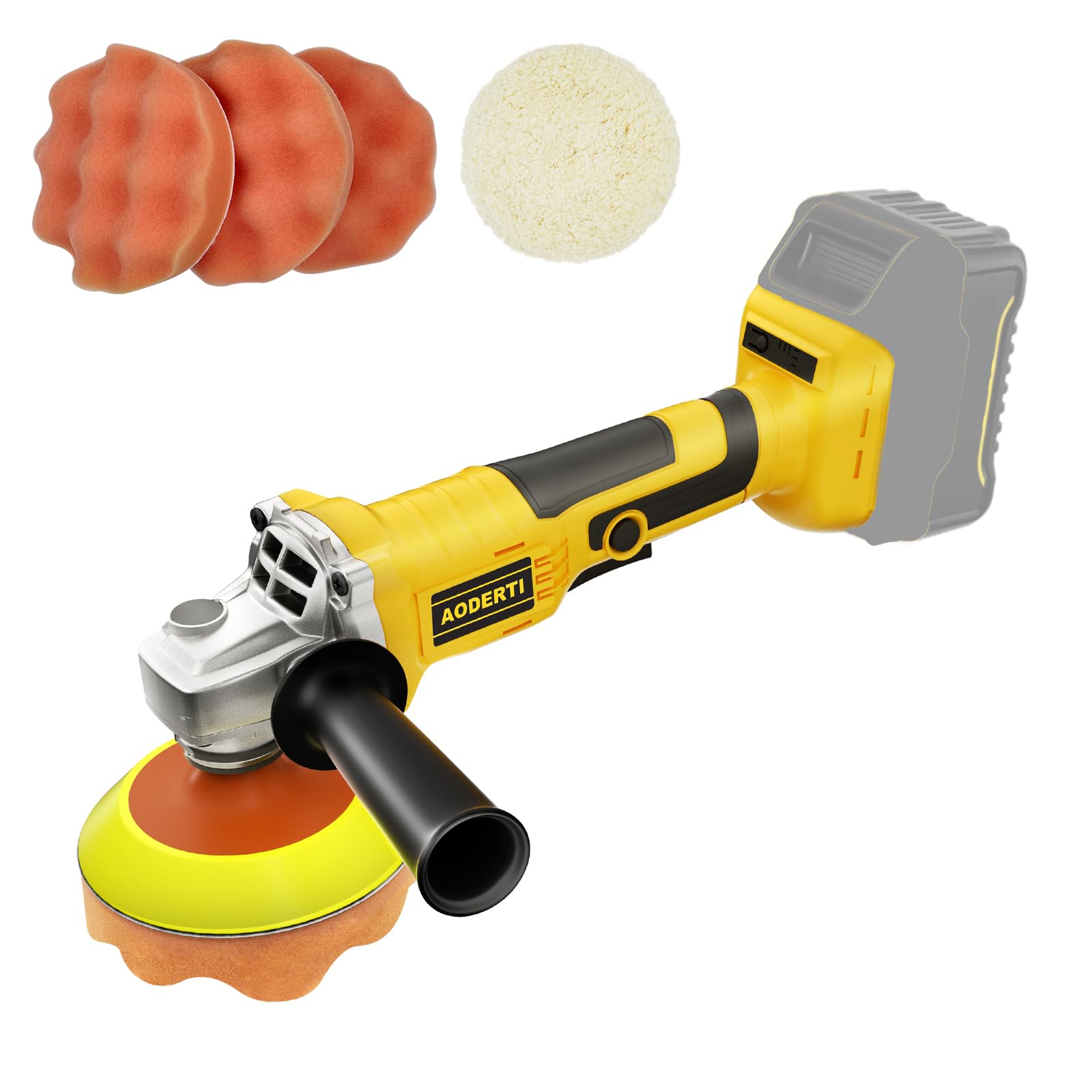 Cordless Buffer Polisher Compatible with DEWALT 20V Max Battery, 5000 ...