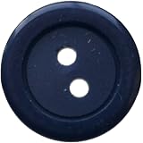 10 Navy Blue Shiny 2-hole Buttons 15mm - FREE Delivery: Amazon.co.uk ...