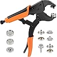 Amazon.com: Heavy Duty Snap Fastener Tool, Snap Setter Tool Kit with 60 ...