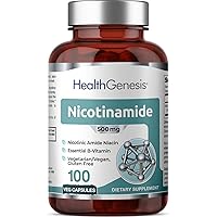 Amazon.com: biophix B-3 Nicotinamide 500 mg 100 Vcaps - Nicotinic Amide Niacin Natural Flush ...