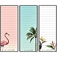 Amazon.com : Tropical Flamingo Magnetic Notepads for Fridge - Set of 3 ...