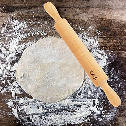 Classic Rolling Pin – Rolling Pin for Baking – for Fondant, Pie Crust ...