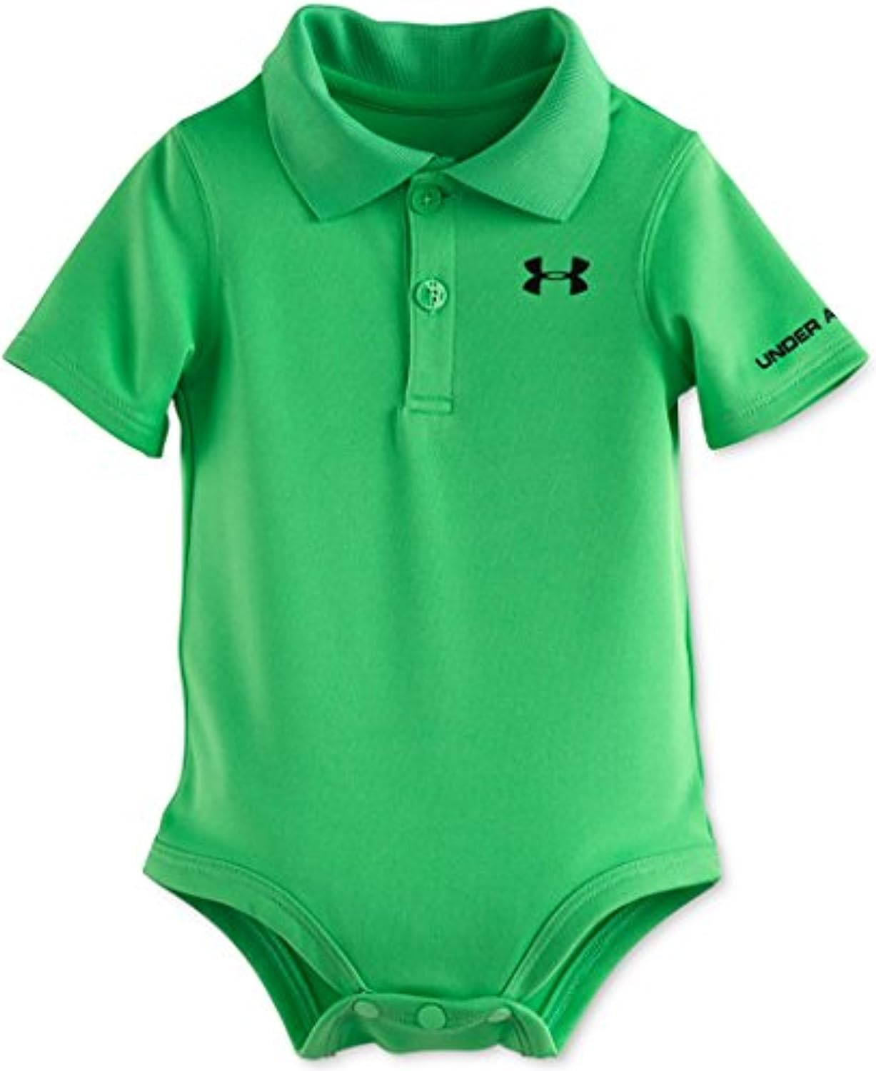 Amazon.com: Under Armour Baby-Boys Newborn Fashion Polo Bodysuit, Green ...