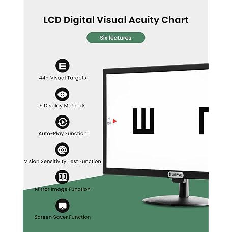 Mua Huanyu Visual Acuity Chart Digital 21.5inch LCD Electronic Optical ...