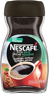 NESCAFÉ Rich Decaf, Instant Coffee, 100g Jar: Amazon.ca: Grocery