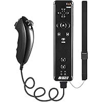 Amazon.com: Wii Remote and Nunchuk, MODESLAB Wiimote Built-in MotionPlus & Speaker Gamepad ...