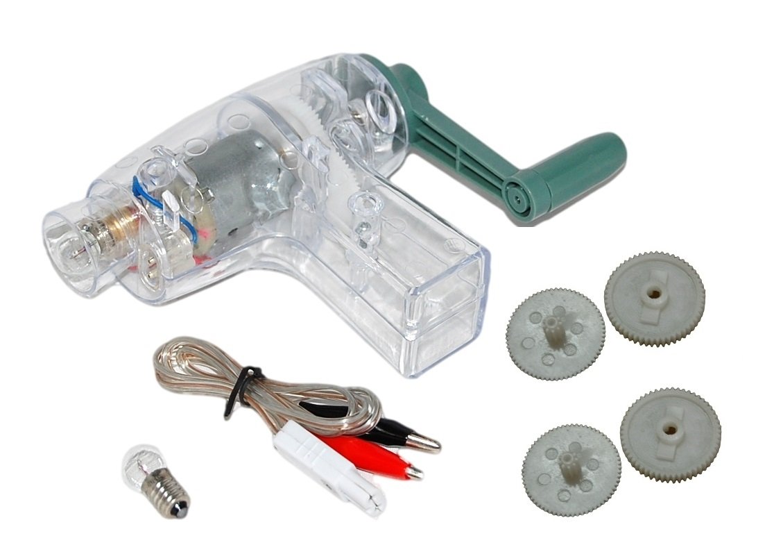 Hand Held DC Generator, DC Crank Generator with Two (2) Sets of ...