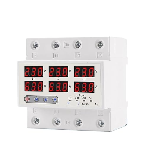 3-phase 380V adjustable over-voltage and under-voltage current limiting ...