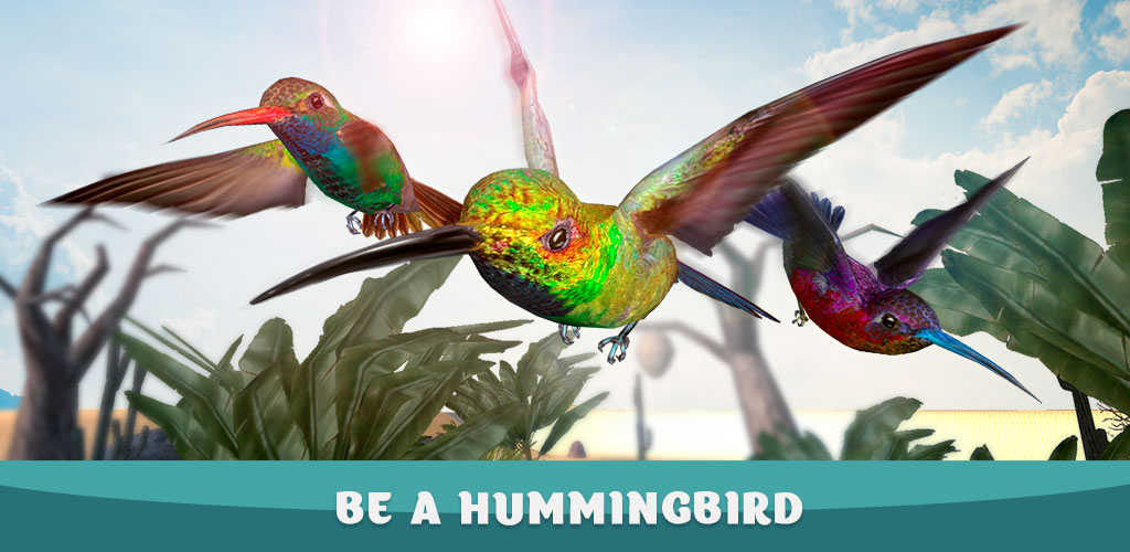 Humming Bird Wildlife Simulator Game: Flower Eating Bright Color Dash ...