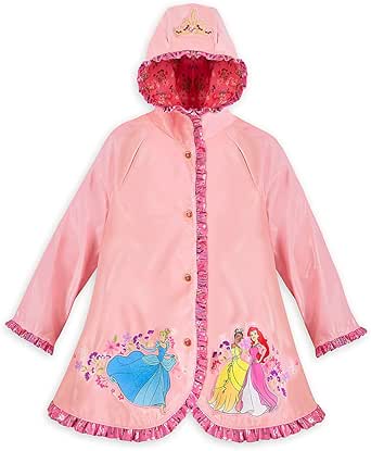 Amazon.com: Disney Store Princess Cinderella/Ariel/Tiana Rain Jacket ...