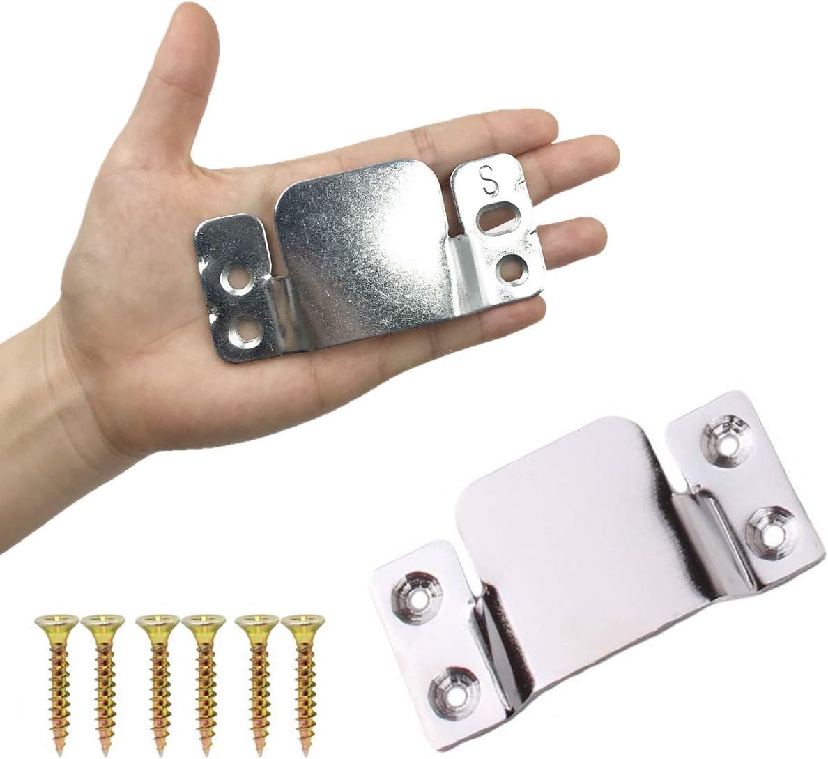 4Pcs Flush Mount Bracket Stainless Steel Sectional Sofa Interlocking ...