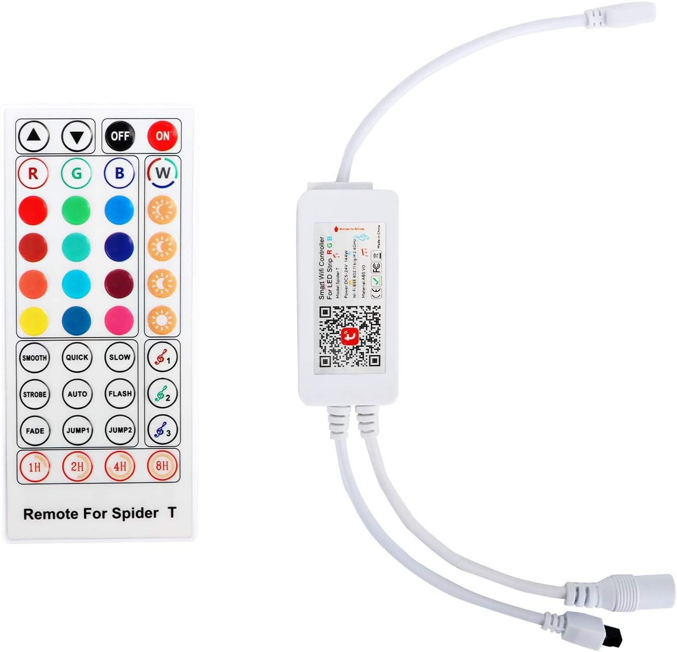 Maxcio Smart LED Strip Controller IR Remote Control for 5 m LED Strips – BigaMart