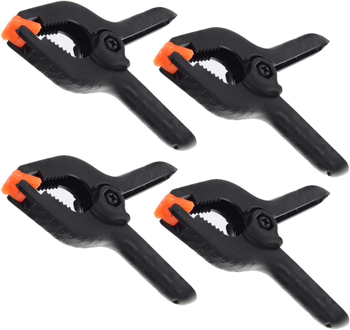 Spring Clip, 4Pcs 5 Inch Plastic Strong Background Clips for Photo Wall ...