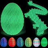 Amazon.com: 3D Printed Dragon Egg, Mystery Crystal Dragon Egg Fidget Toys Surprise, Articulated ...