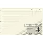 Amazon.com : BookFactory Ledger Pad/Large 10 Column Accounting Ledger ...