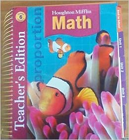 Amazon.com: Houghton Mifflin Math: Teacher Edition, Level 6, Vol 1 (9780618591220): HOUGHTON ...