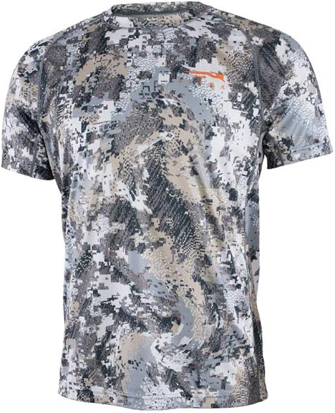 Amazon.com: Sitka Men's Camo Hunting Core Lightweight Crew Short Sleeve ...