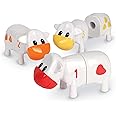 Amazon.com: Learning Resources Snap-n-Learn Counting Cows Toy Set,Develops Color Recognition ...