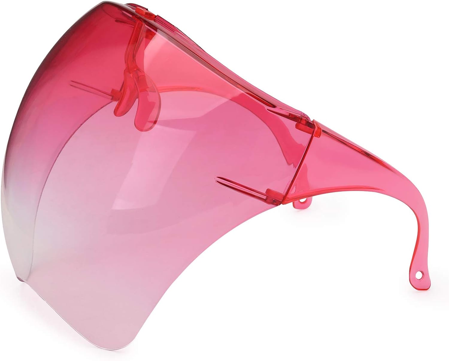 Futuristic Shield Visor Sunglasses Oversize Flat Top Full Cover Visor ...