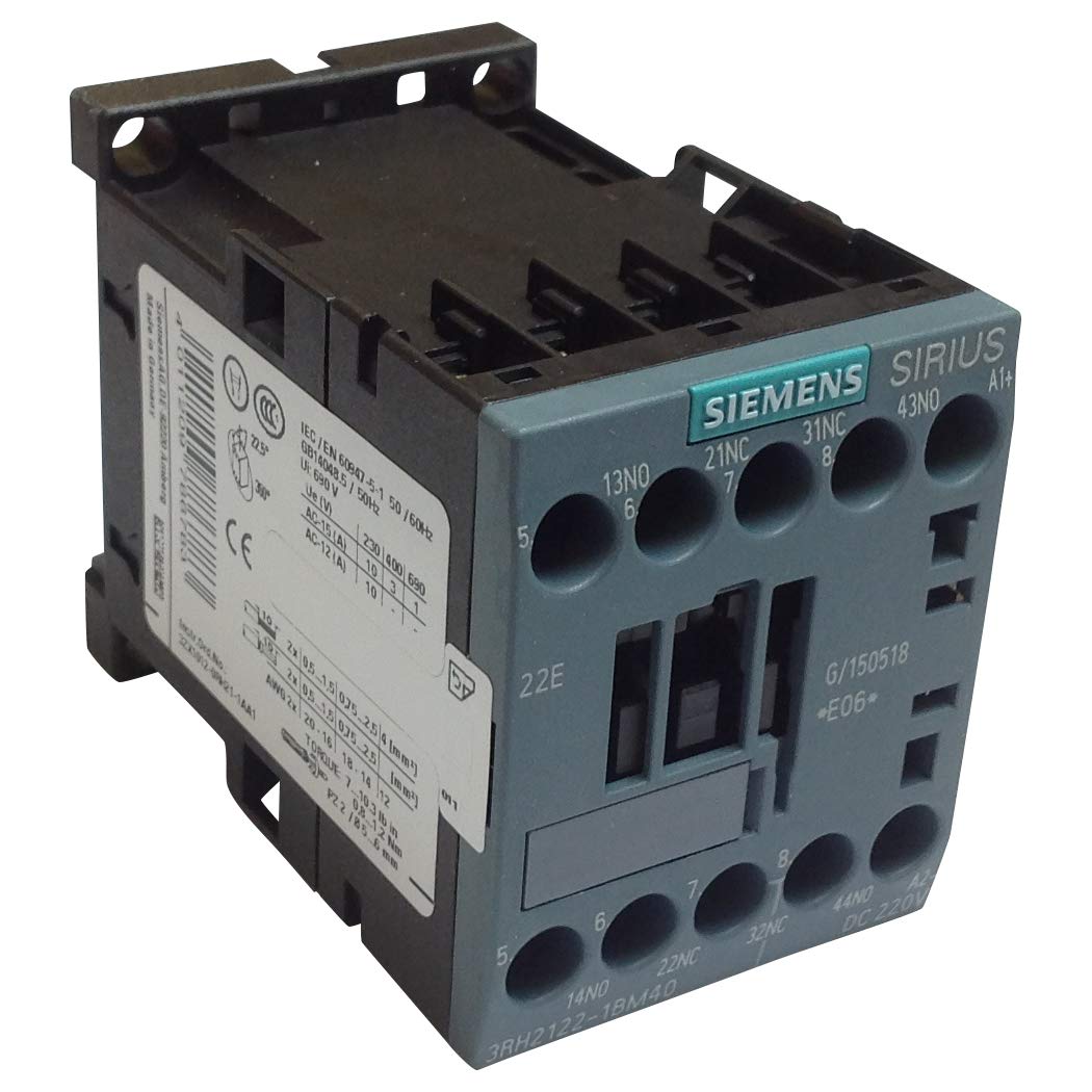 Siemens - Contactor auxiliar 2na+2nc corriente continua 220v s00 ...