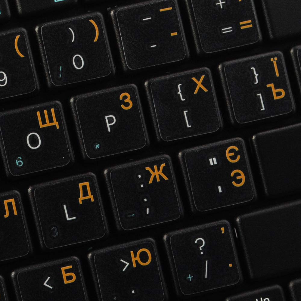 Mua 4Keyboard Russian - Ukrainian Keyboard Labels ON Transparent ...