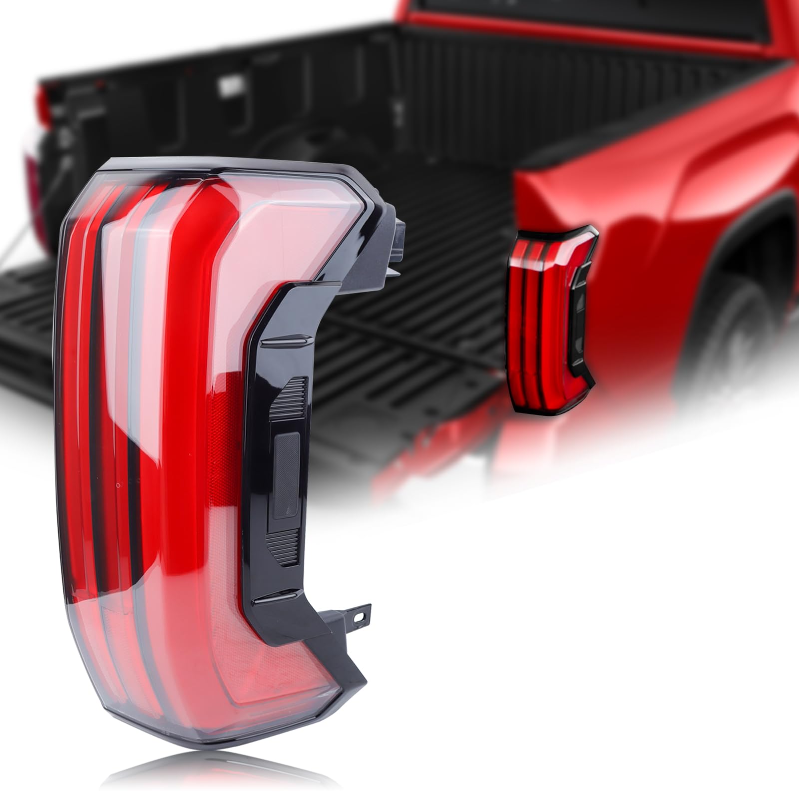 Duolctrams LED Tail Light Rear Lamp Assembly (5-PIN, Sequential Pattern ...