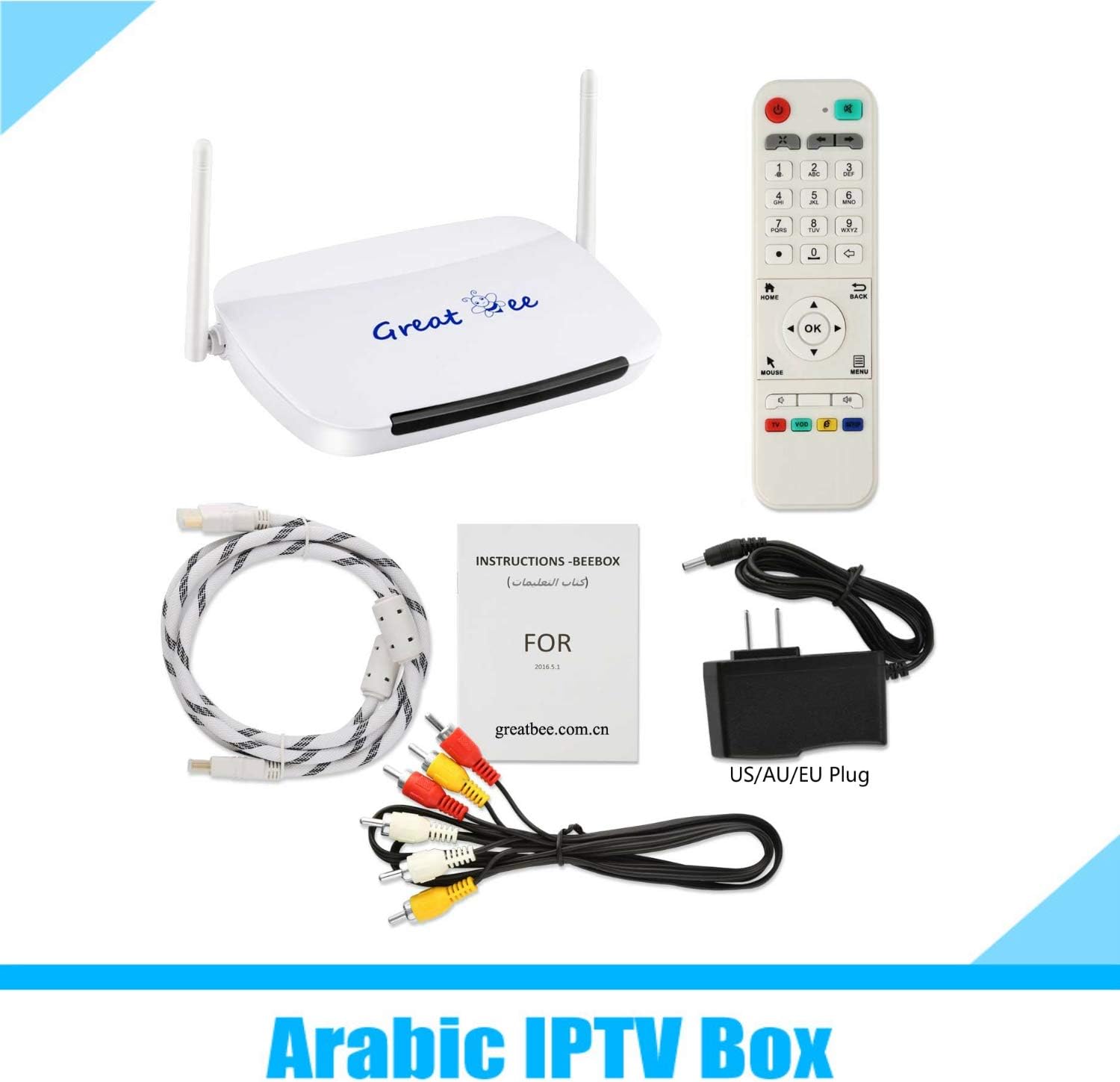 Great Bee Arabic Box for IPTV, standard channels are Features hot ...