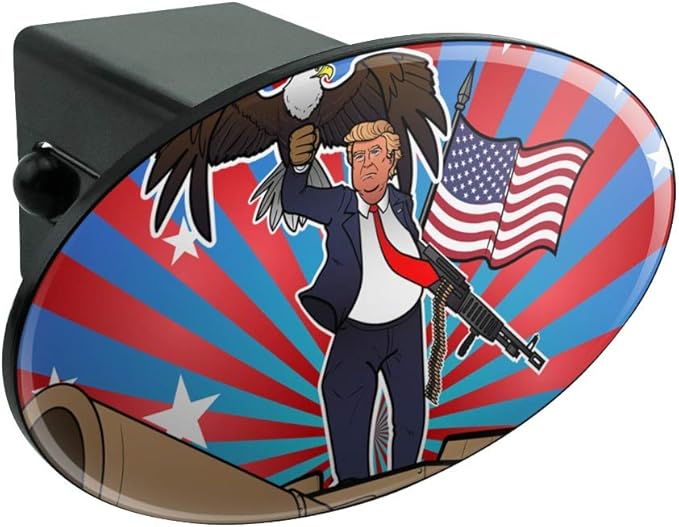 Amazon.com: Graphics and More Patriotic Donald Trump with Eagle ...
