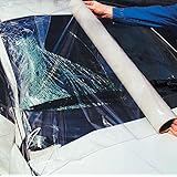 Amazon.com: Collision/Crash Wrap - 4 Rolls 36" X 100' 4mil Durable See-thru Plastic Film Self ...