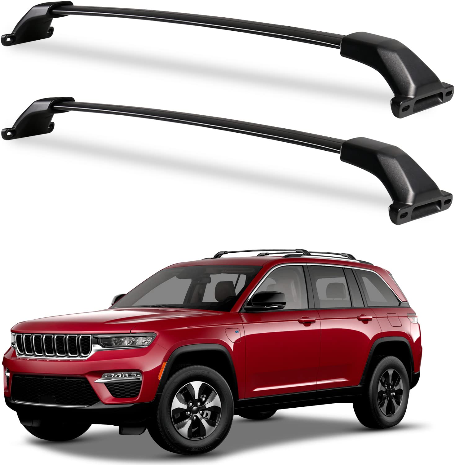 Wonderdriver Roof Rack Cross Bars Compatible with Jeep Grand Cherokee L ...
