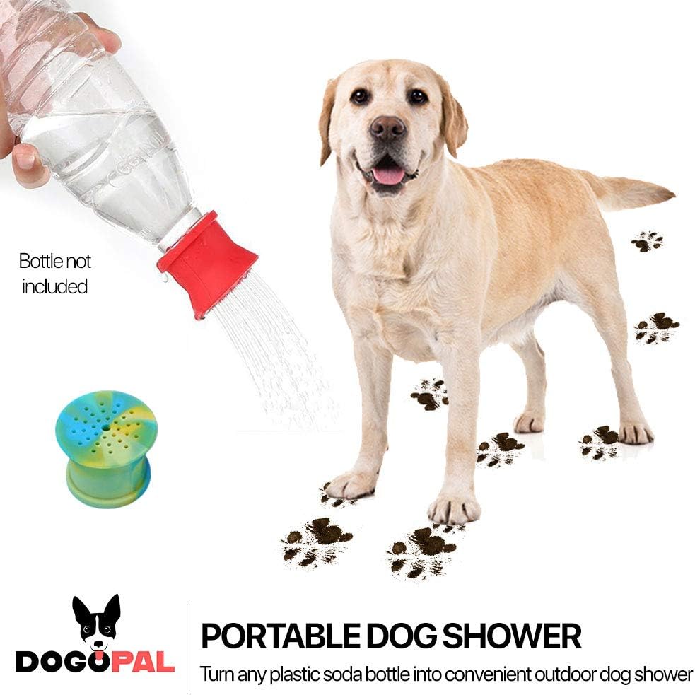 DOGOPAL Portable Outdoor Shower for Dogs | Bottle Head Attachment Turns ...