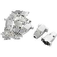 Amazon.com: uxcell 5 Sets Silver Tone DB9 Connector Covers Metal Shell ...