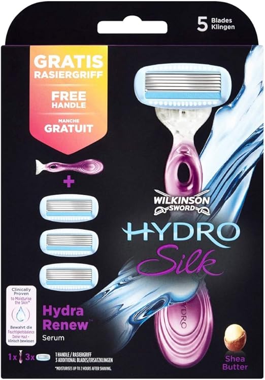 Lames de rasoir Wilkinson Sword Hydro Soie pour femme, Lot de 3: Amazon ...