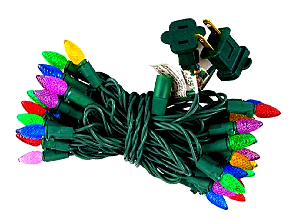 Colored Outdoor Christmas Lights Multicolor Led Holiday String Lights ...