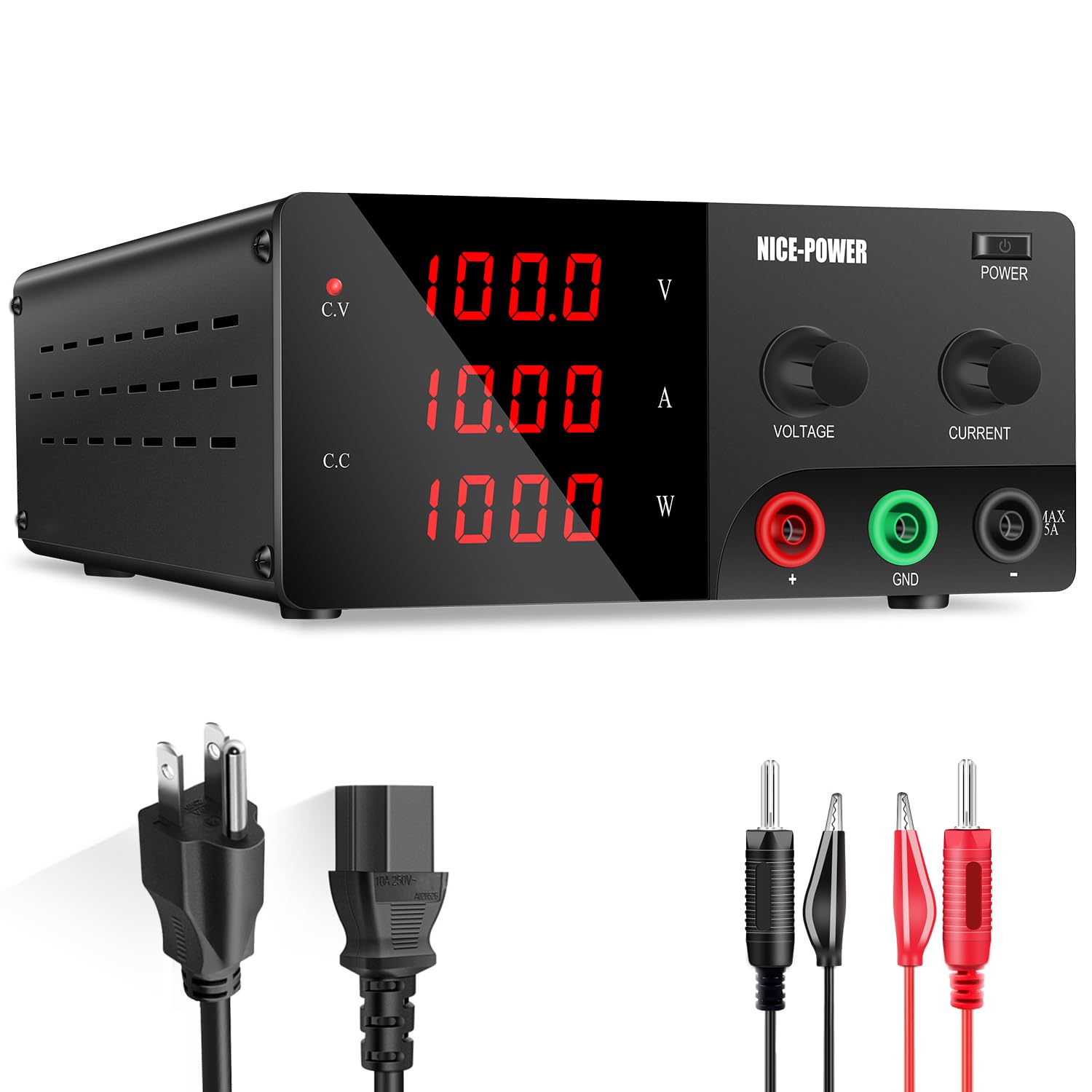 Mua NICE-POWER Variable DC Power Supply 100V 10A 1000W, High Power ...