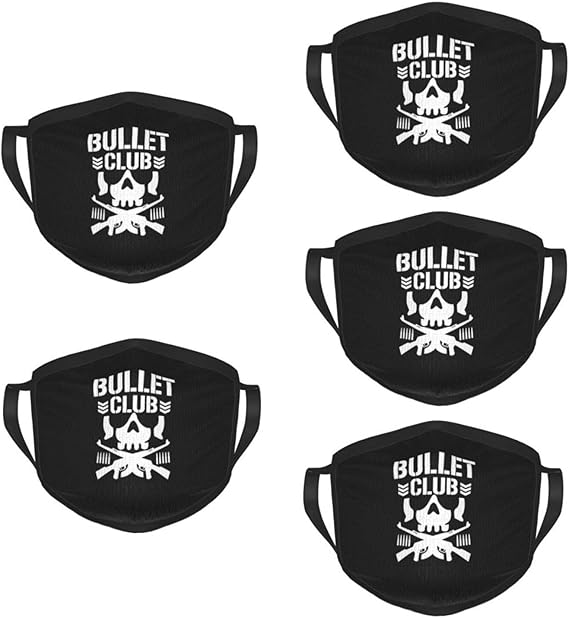 Bullet Club Face Mask Bandana Earloop Mouth Face Coverfor Adult ...