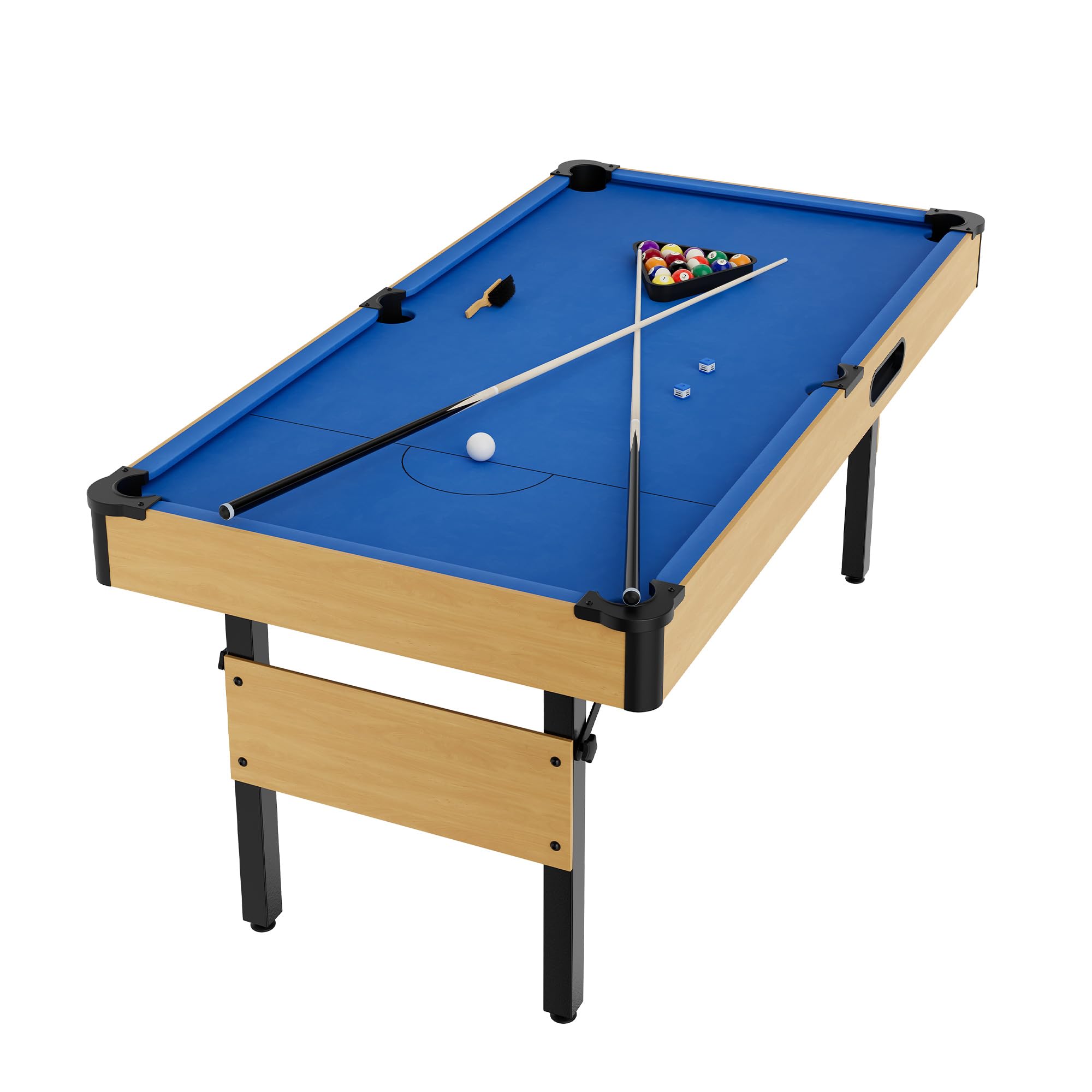 Mua 6ft Pool Table, Pool Table Foldable with Automatic Ball Return ...