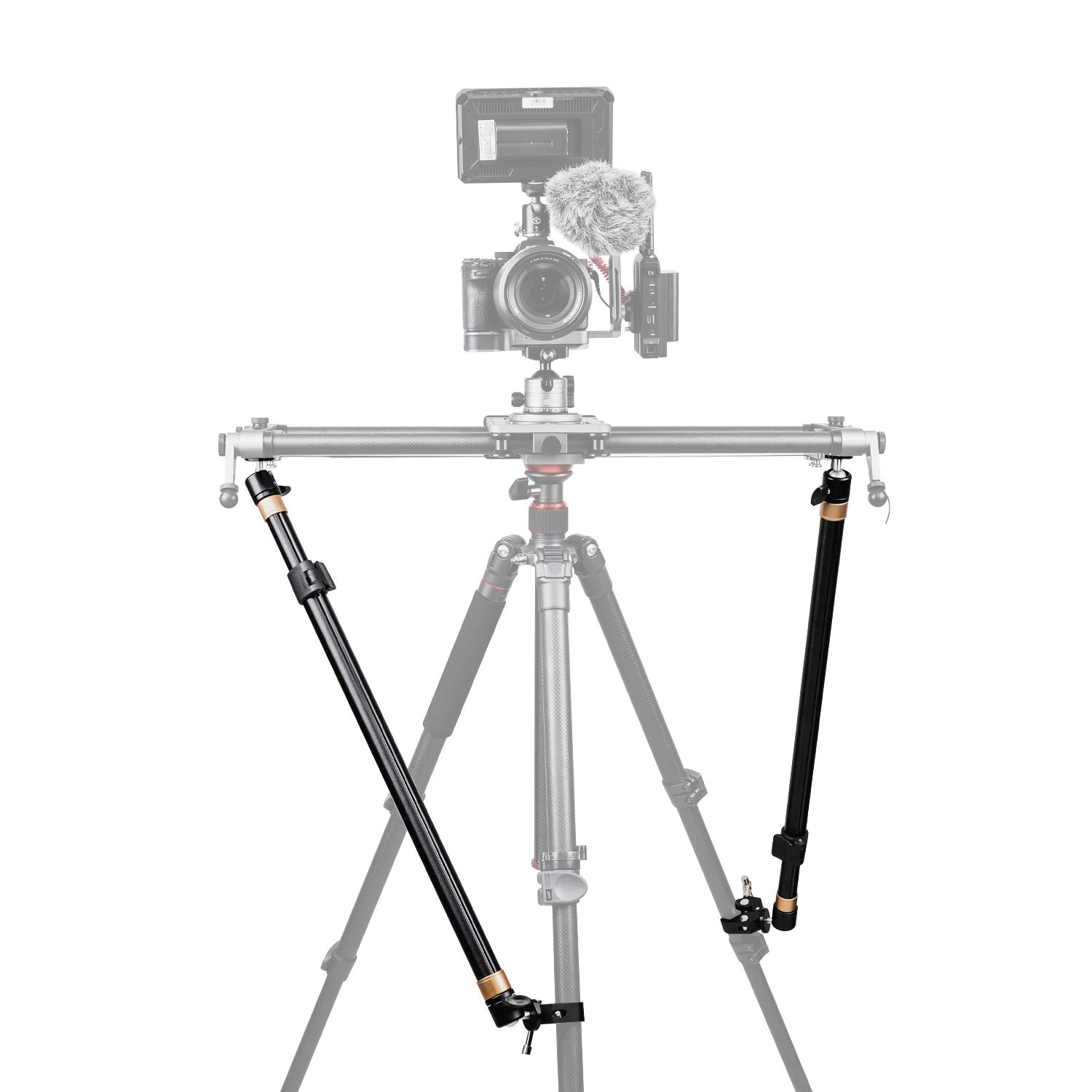 Tripod Stability Arms For Slider Camera Dolly Track Rail Increasing ...