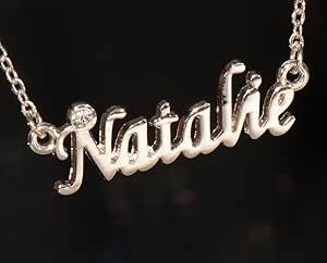 Amazon.com : Natalie Personalized Name Necklace : Everything Else