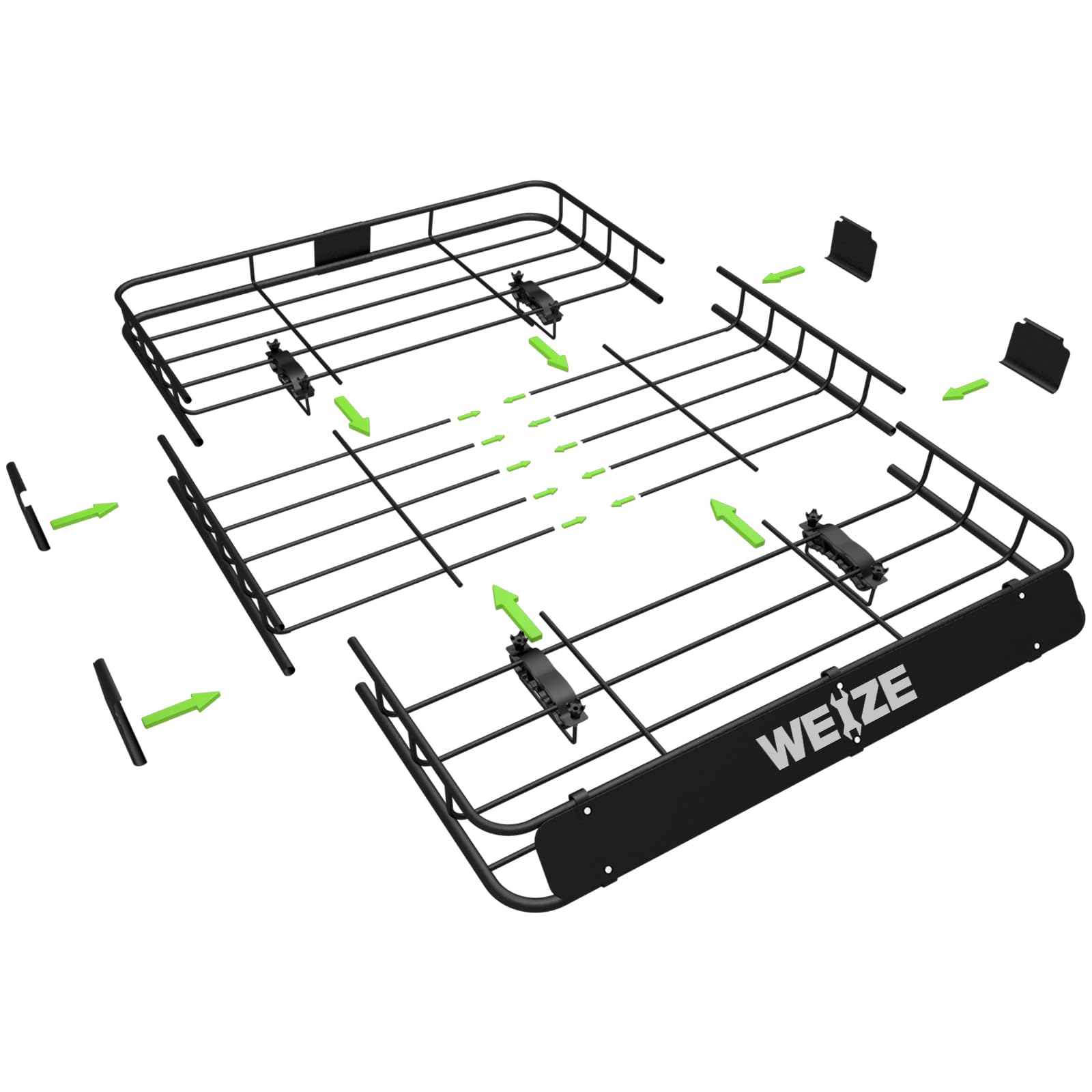 Mua WEIZE 54" x 34" Heavy Duty Roof Rack, Rooftop Cargo Carrier Basket ...