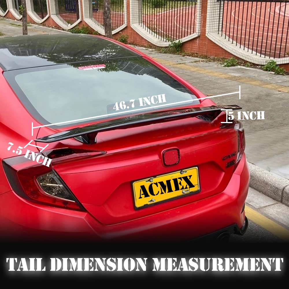 Mua Acmex 46.7Inch Universal Rear Spoiler, GT Style ABS Racing Spoiler ...