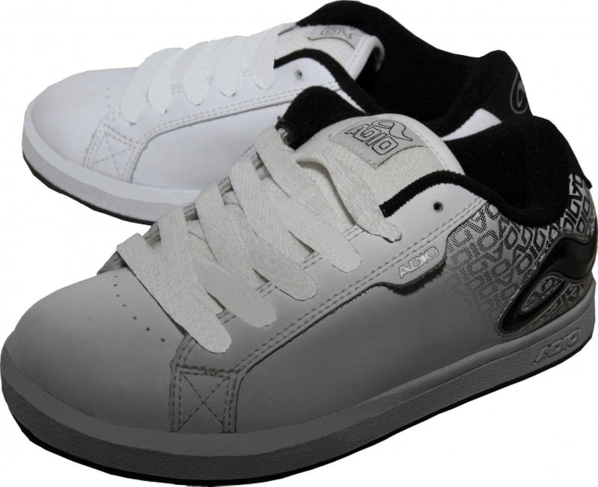 Adio Eugene Re Skate Shoes 2 Kids White / Black, shoe size:31: Amazon ...