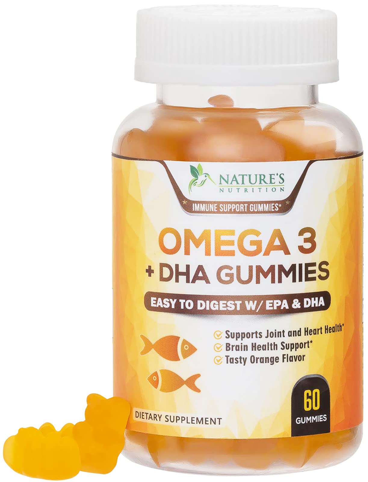 Mua Omega 3 Fish Oil Gummies, Heart Healthy Omega 3 Gummy Supplement ...