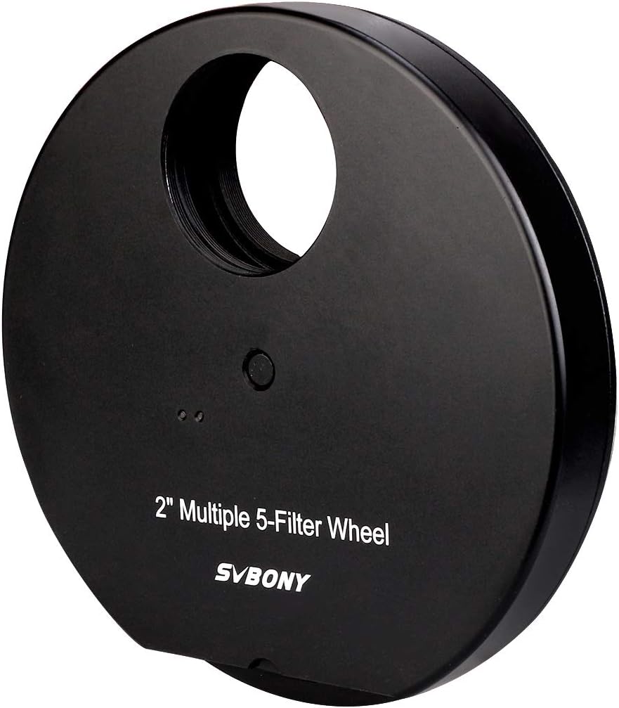 Svbony SV133 Filter Wheel 2″ Metal 5-Position Filter Wheel for ...