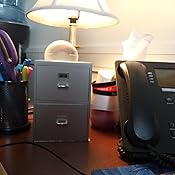 Amazon.com: Miniature File Cabinet for Business Cards with Built-in ...