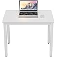 Amazon.com: DlandHome 31.5 Inches Small Computer Desk for Home Office ...