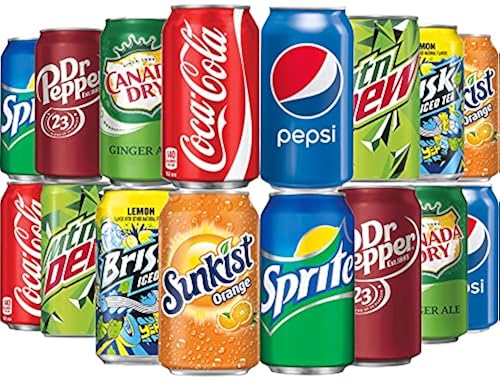 Murai - 16 Soda Variety Bundle | Multi Flavor Soft Drink Pack ...